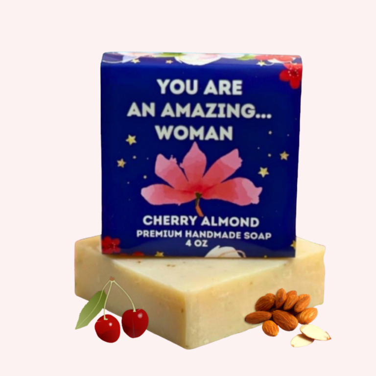 Amazing Woman Cherry Almond Scented Soap - My Beauty Gift Box