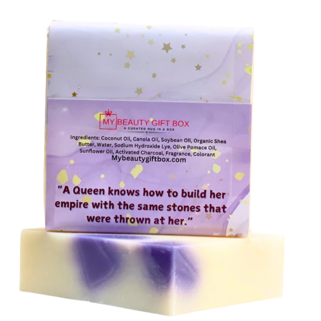Queen Handmade Black Raspberry Vanilla Scented Beauty Bar Soap Gift 4 ...