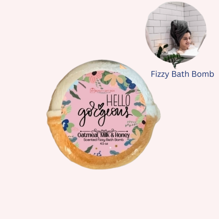 Oatmeal, Milk & Honey Scented Fizzy Bath Bomb - My Beauty Gift Box