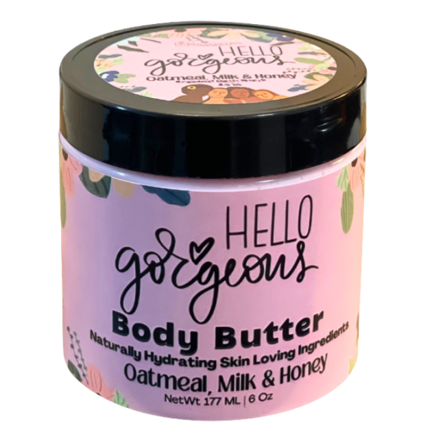 Hello Gorgeous Oatmeal, Milk & Honey Smooth Body Butter 6 oz - My ...